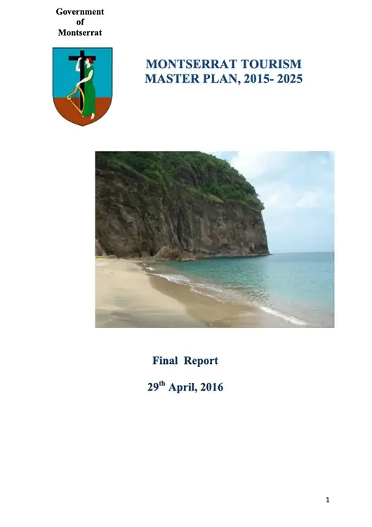 Montserrat Tourism Master Plan 2015-2025