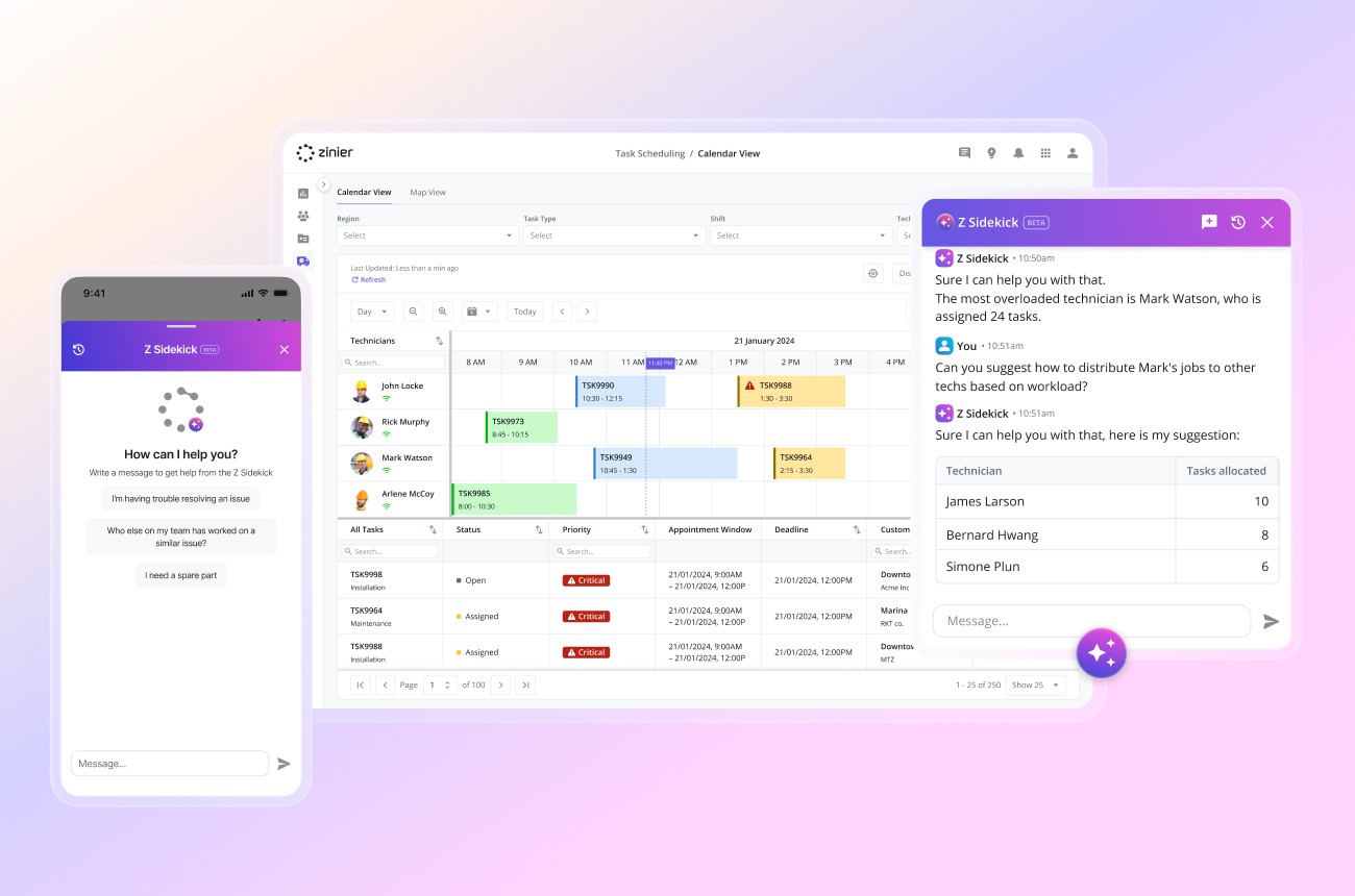 Zinier Unveils Z-Sidekick: The Next Evolution in AI-Powered Field ...