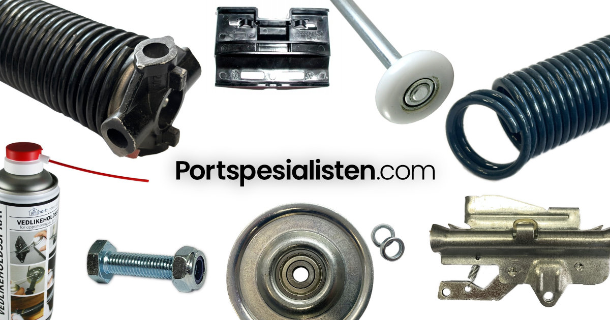 Reservedeler til garasjeport | Portspesialisten