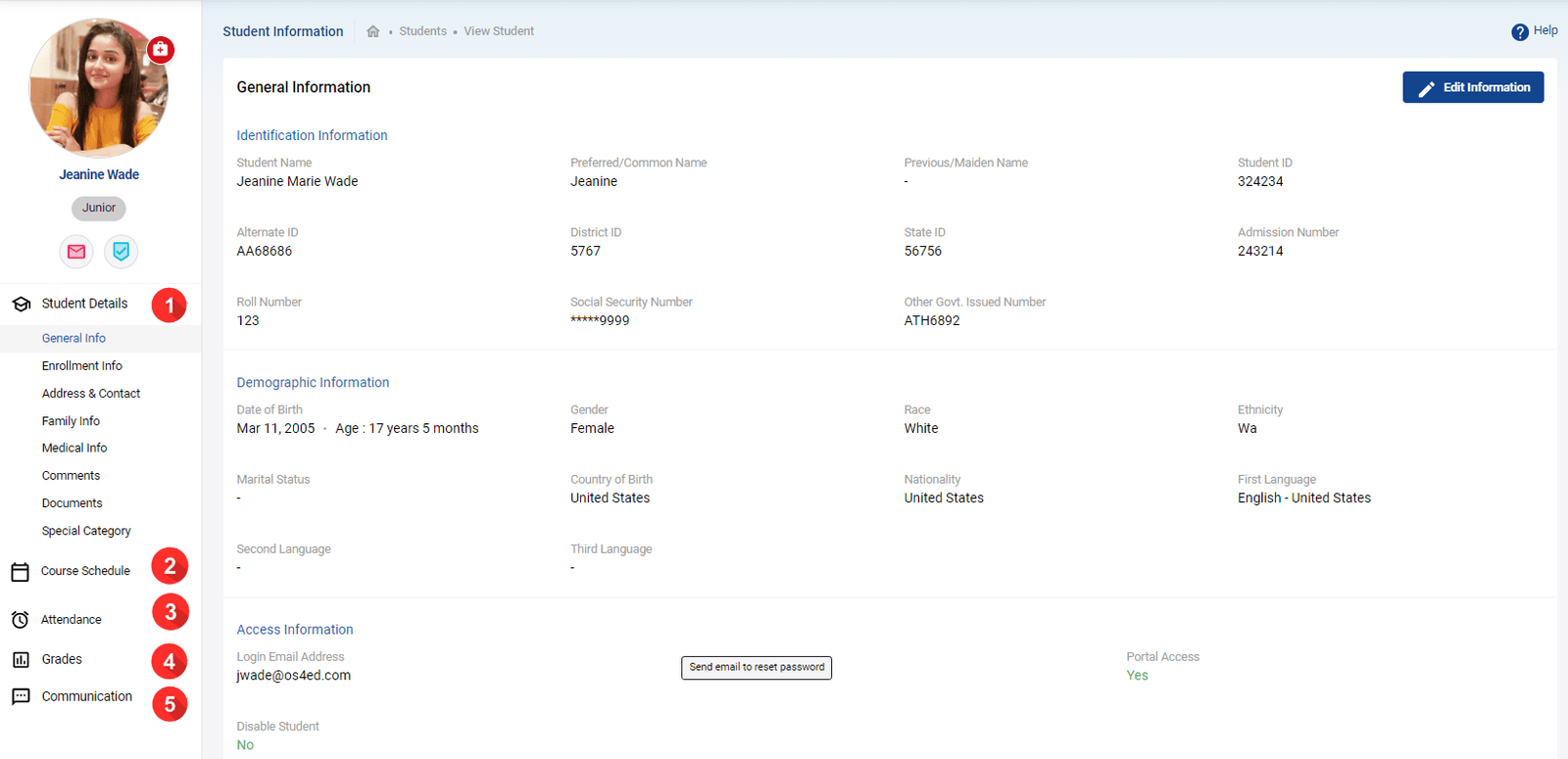 Comprehensive Student Records Management | Student Information System Feature