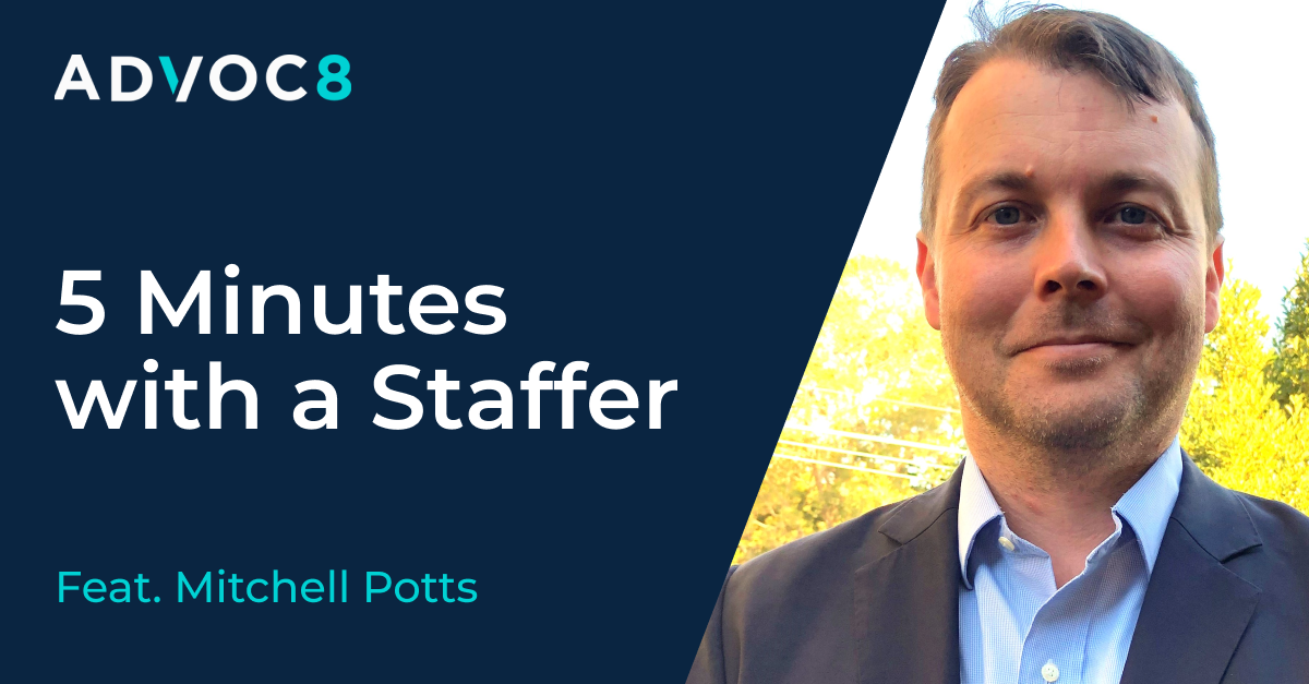 Five Minutes with a Staffer – Mitchell Potts