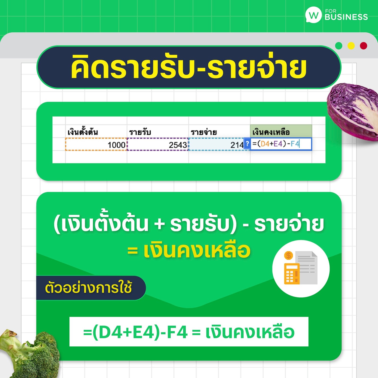 รวมสูตรลัด ทำบัญชีด้วย Excel ฉบับง่าย ที่พ่อค้าแม่ค้ามือใหม่ต้องรู้!