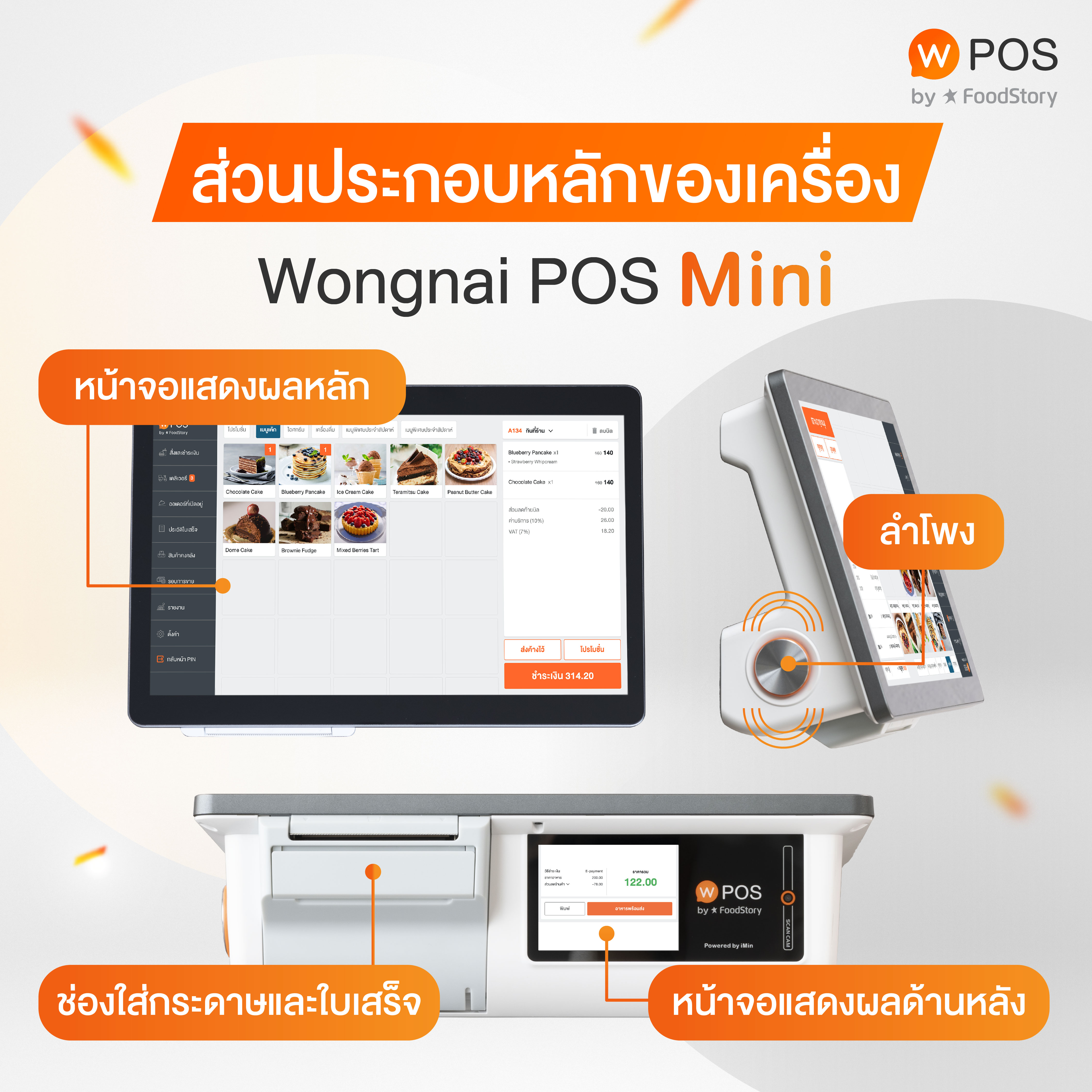 แกะกล่อง! Wongnai POS Mini ตัวเล็กสุดโปร หายห่วงเเม้พื้นที่จำกัด