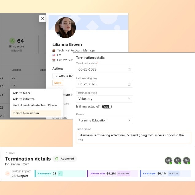 Using TeamOhana to initiate employee terminations | TeamOhana blog
