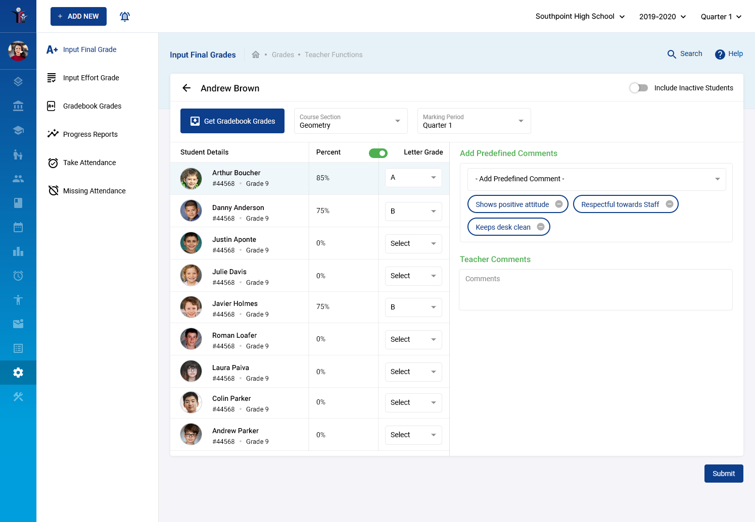 Accurately and Effortlessly Manage Student Grades | Student Information ...