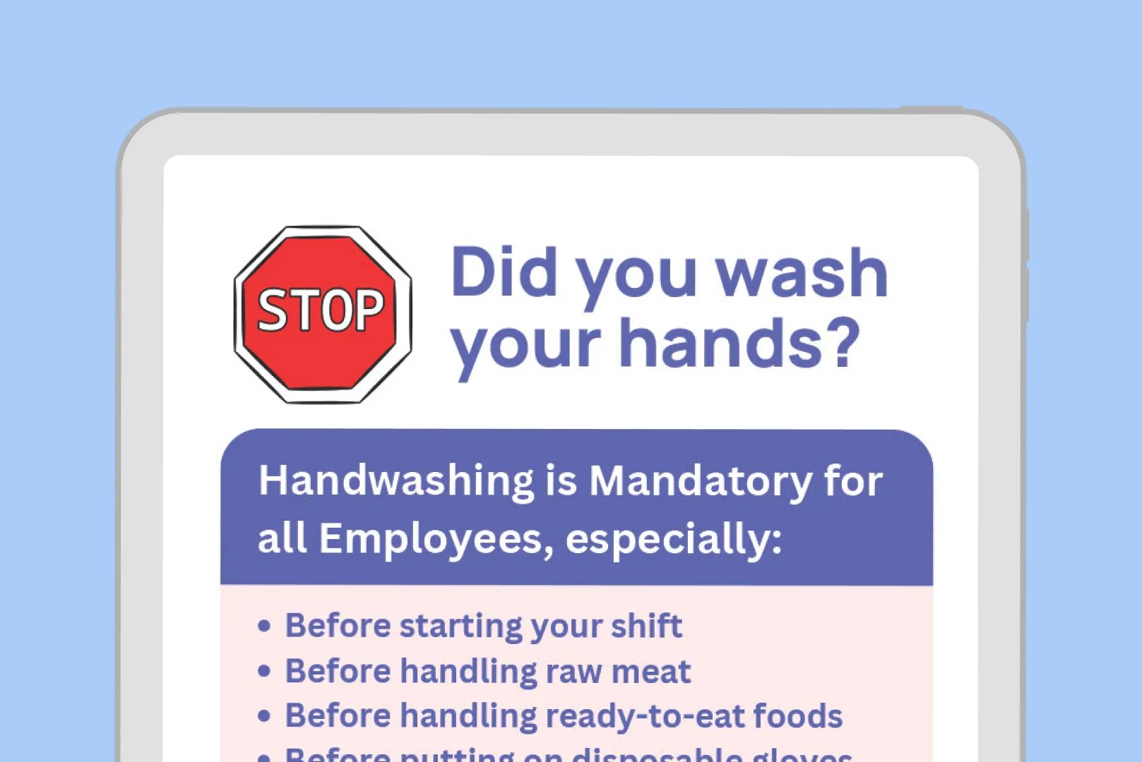 Hand Wash Signs For Restaurant | Free Tools by Xenia