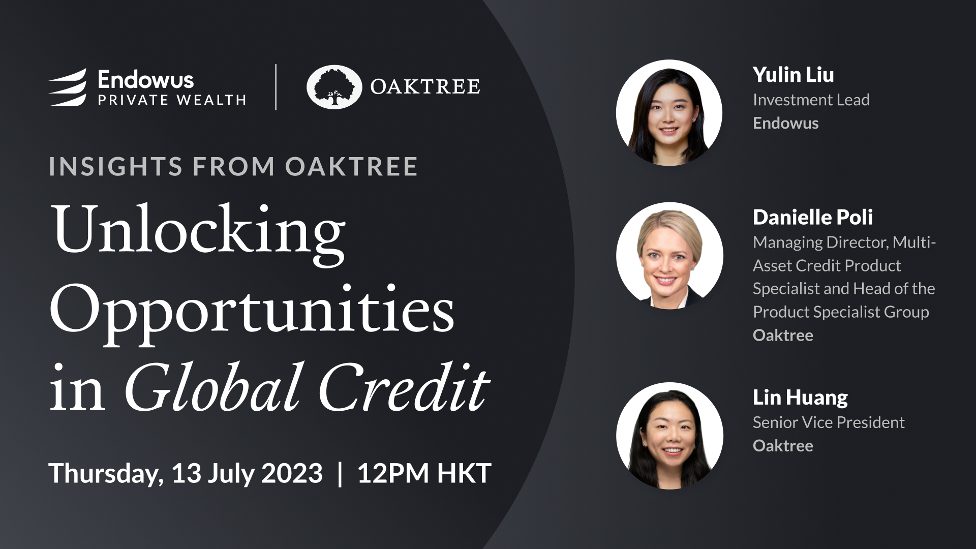 Learn more about opportunities in global credit with Oaktree | Endowus HK