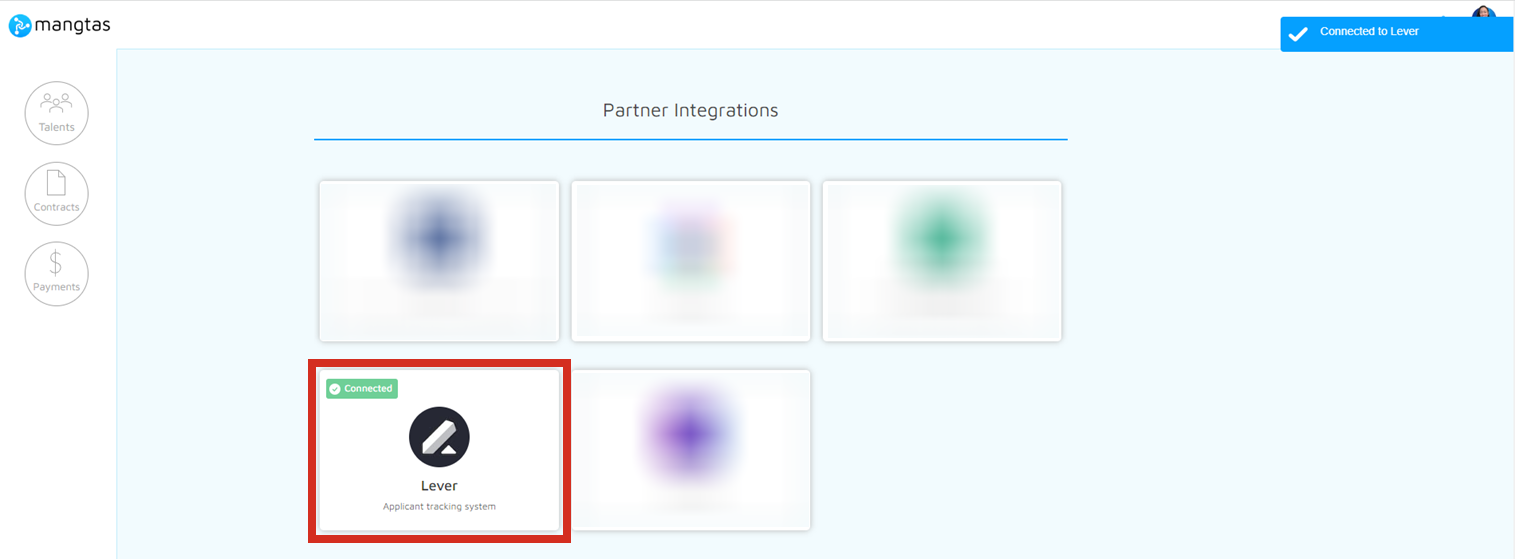 Lever-Mangtas Integration Guide