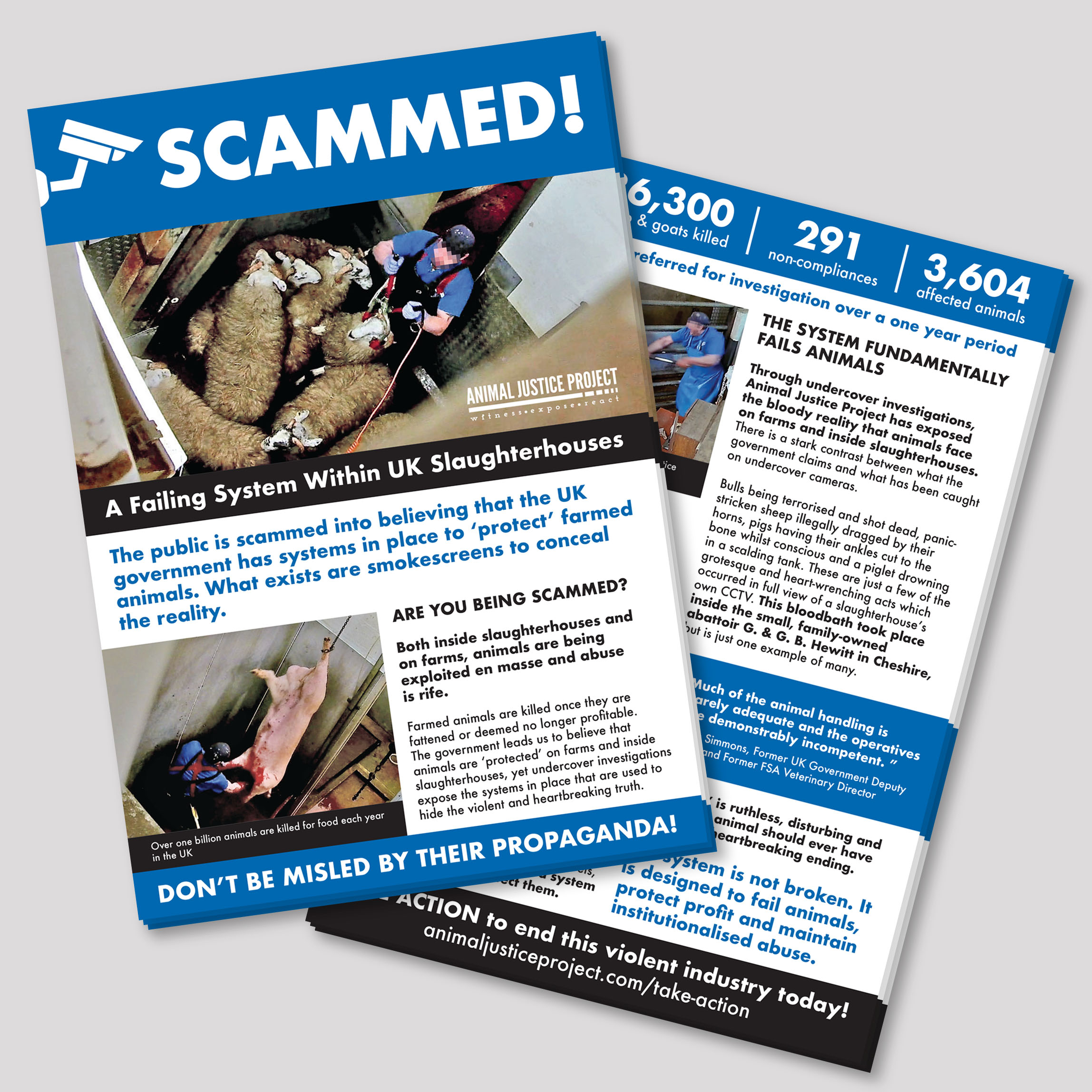 SCAMMED! A5 Flyers