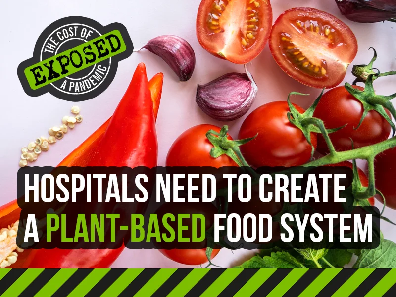 Hospitals need to create a plant-based food system