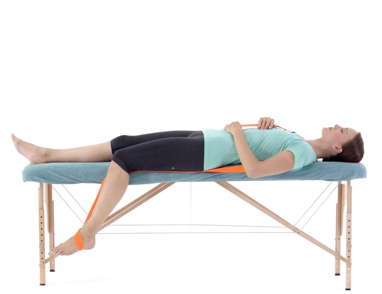Modified Supine Hip Extension Stretch