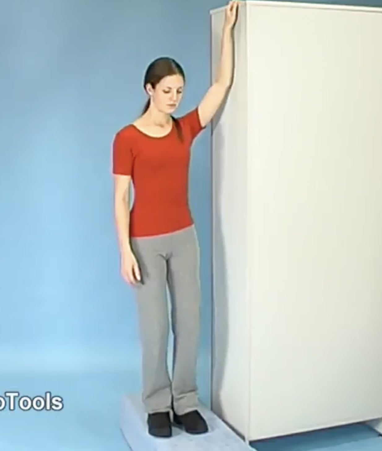 How to perform the Door Stretch Shoulder - Physitrack
