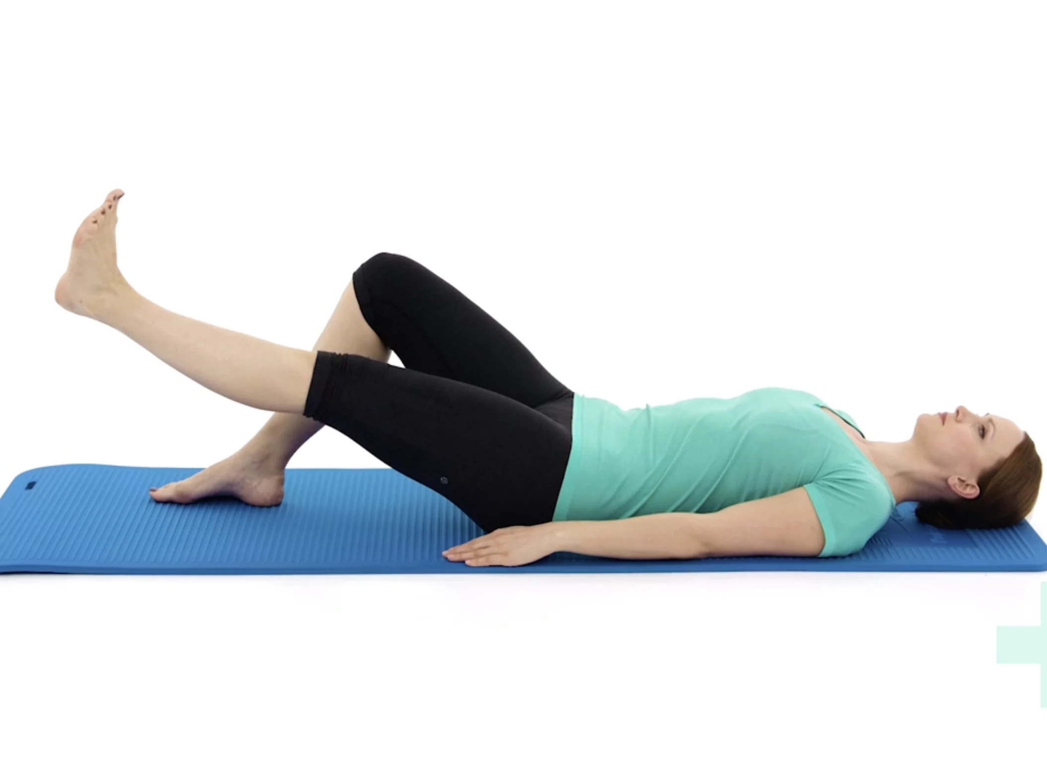 Step-by step guide to the straight leg raises exercise