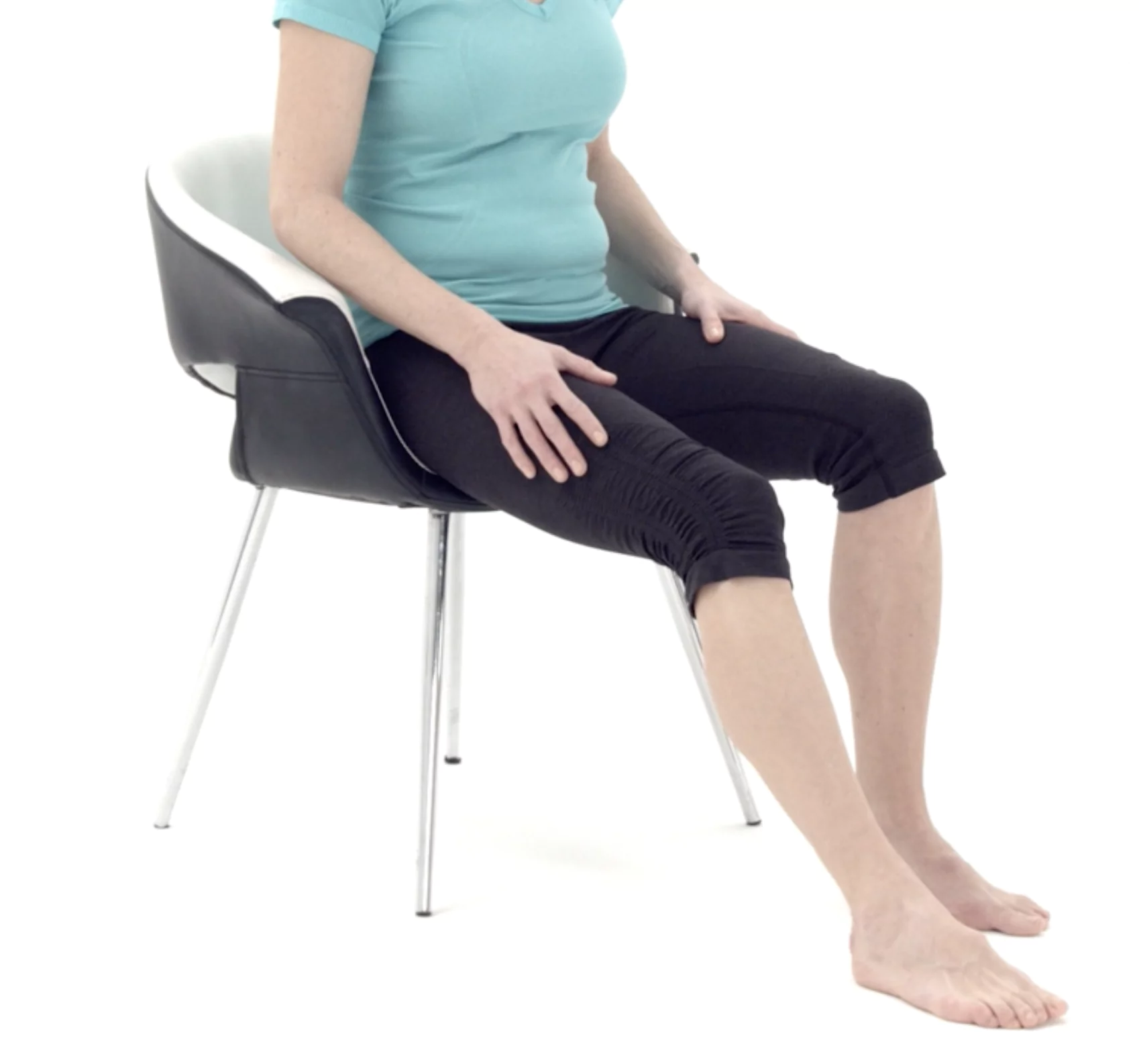 Guía paso a paso del ejercicio de flexión de rodilla sentado