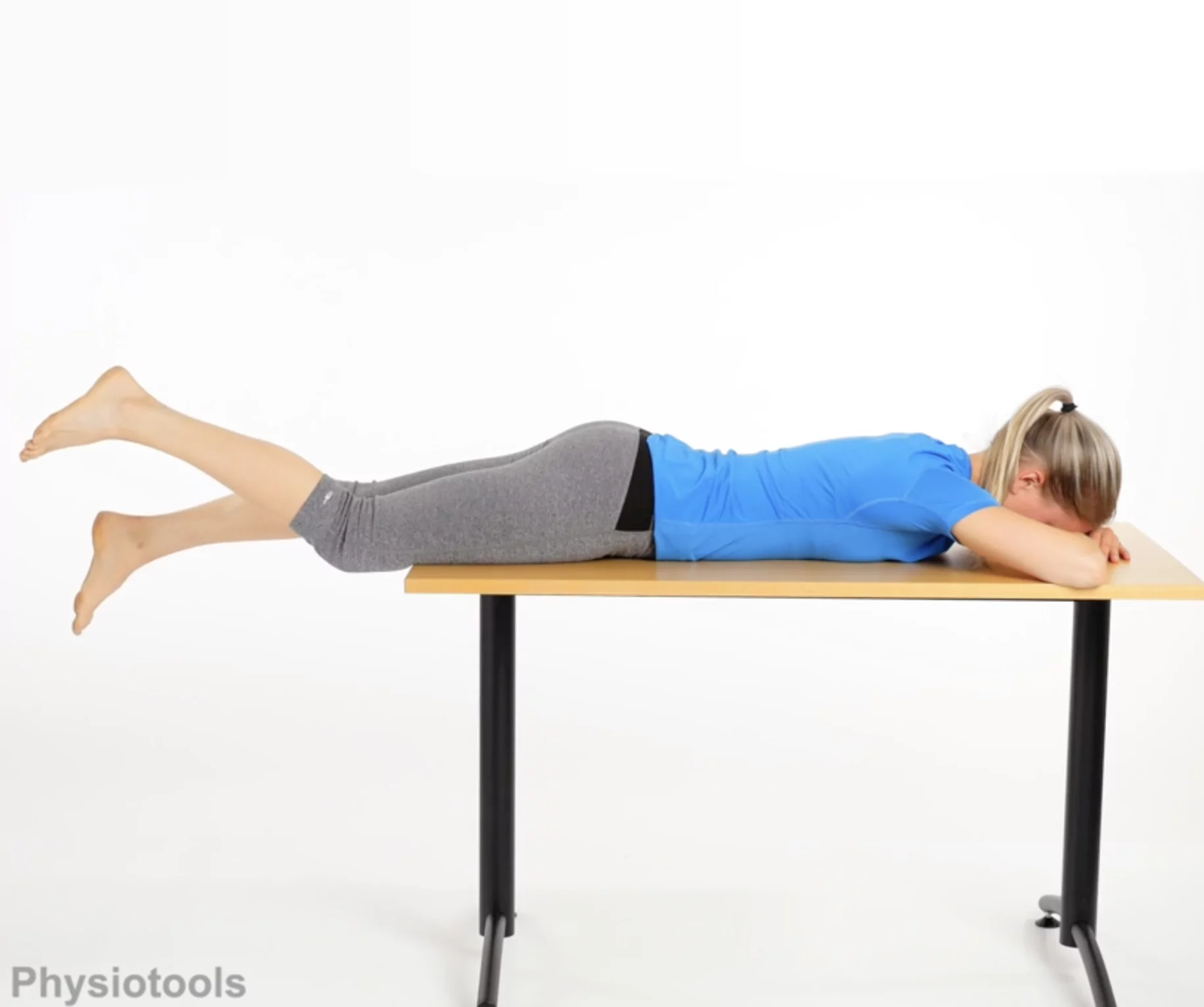 Step-by step guide to the prone hangs exercise