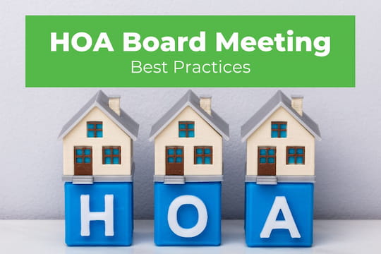 HOA Board Meeting Best Practices