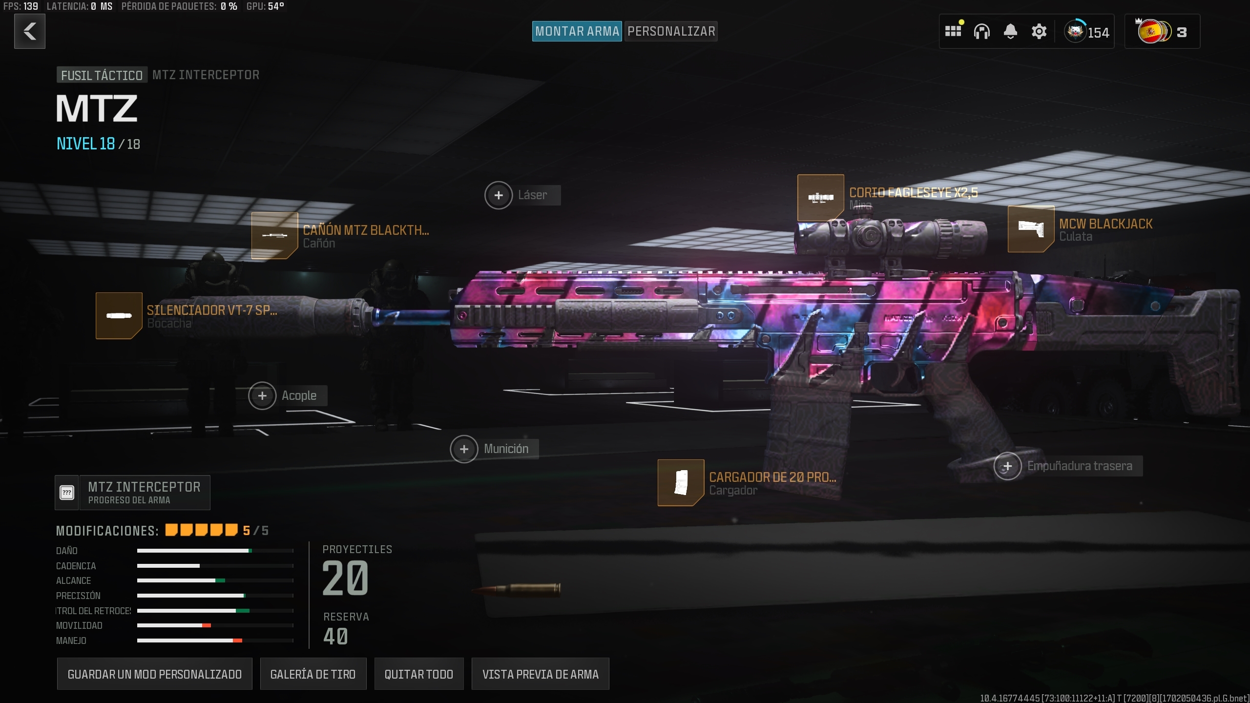 MTZ INTERCEPTOR mejor clase para Warzone 3