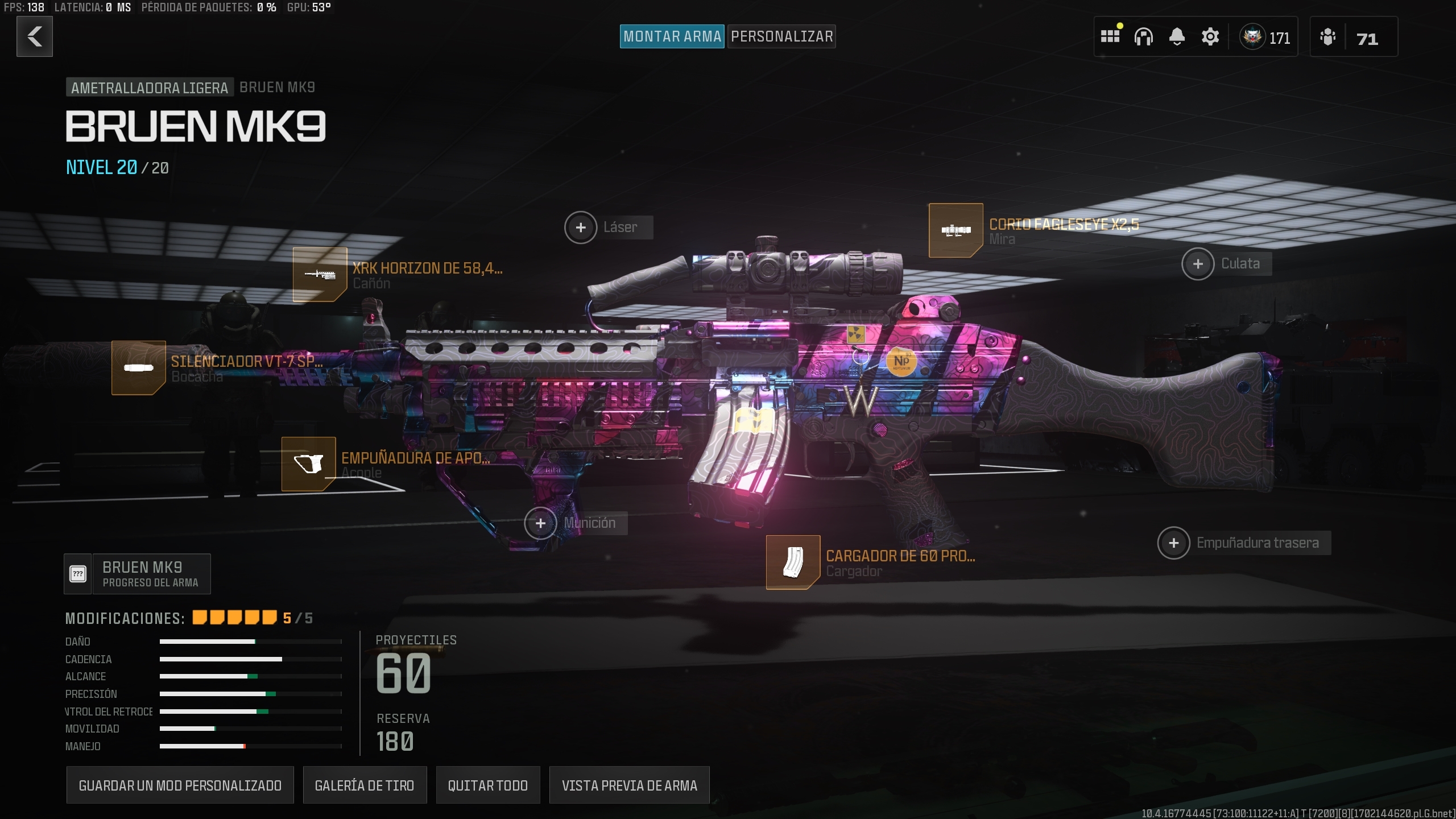 BRUEN MK9 mejor clase para Warzone 3