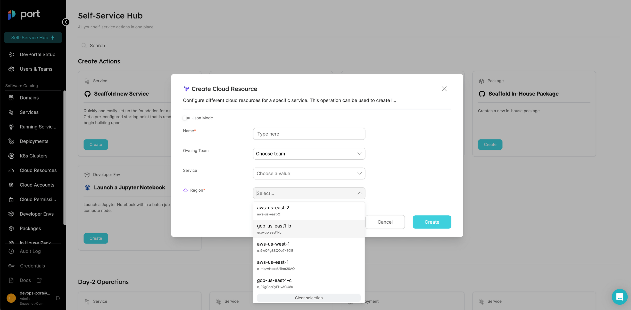 IaC for Developers | Port