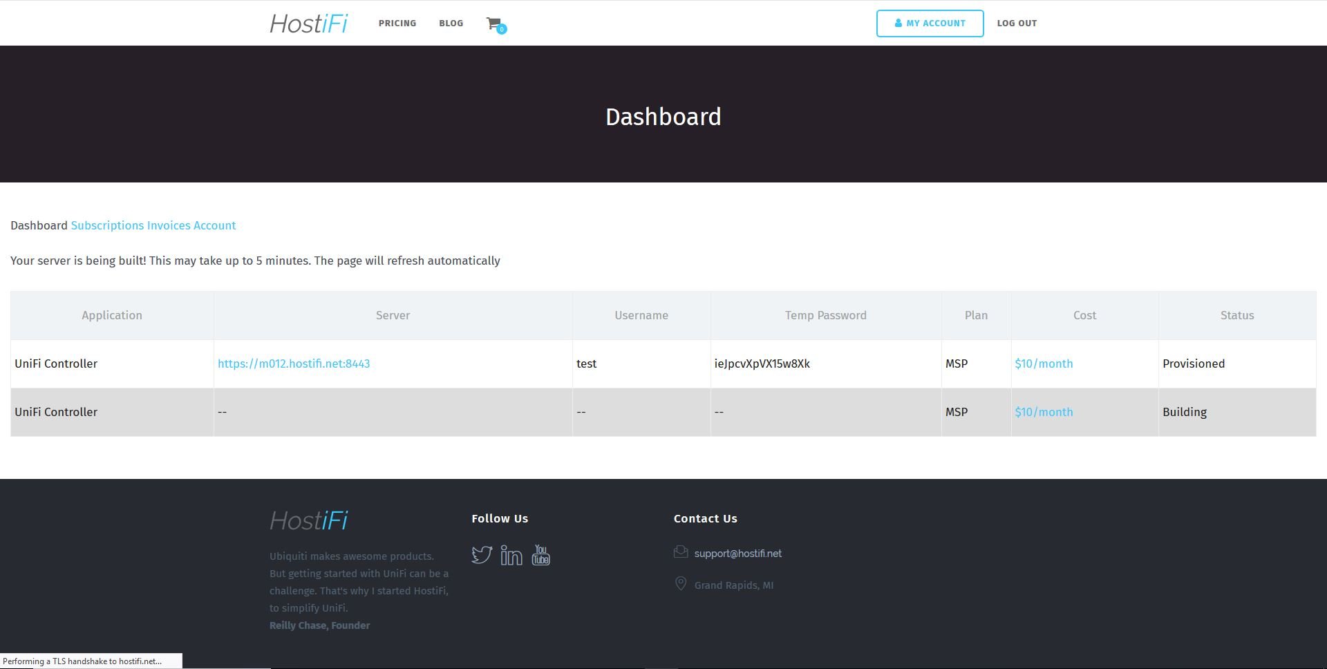 HostiFi launches brand new customer portal