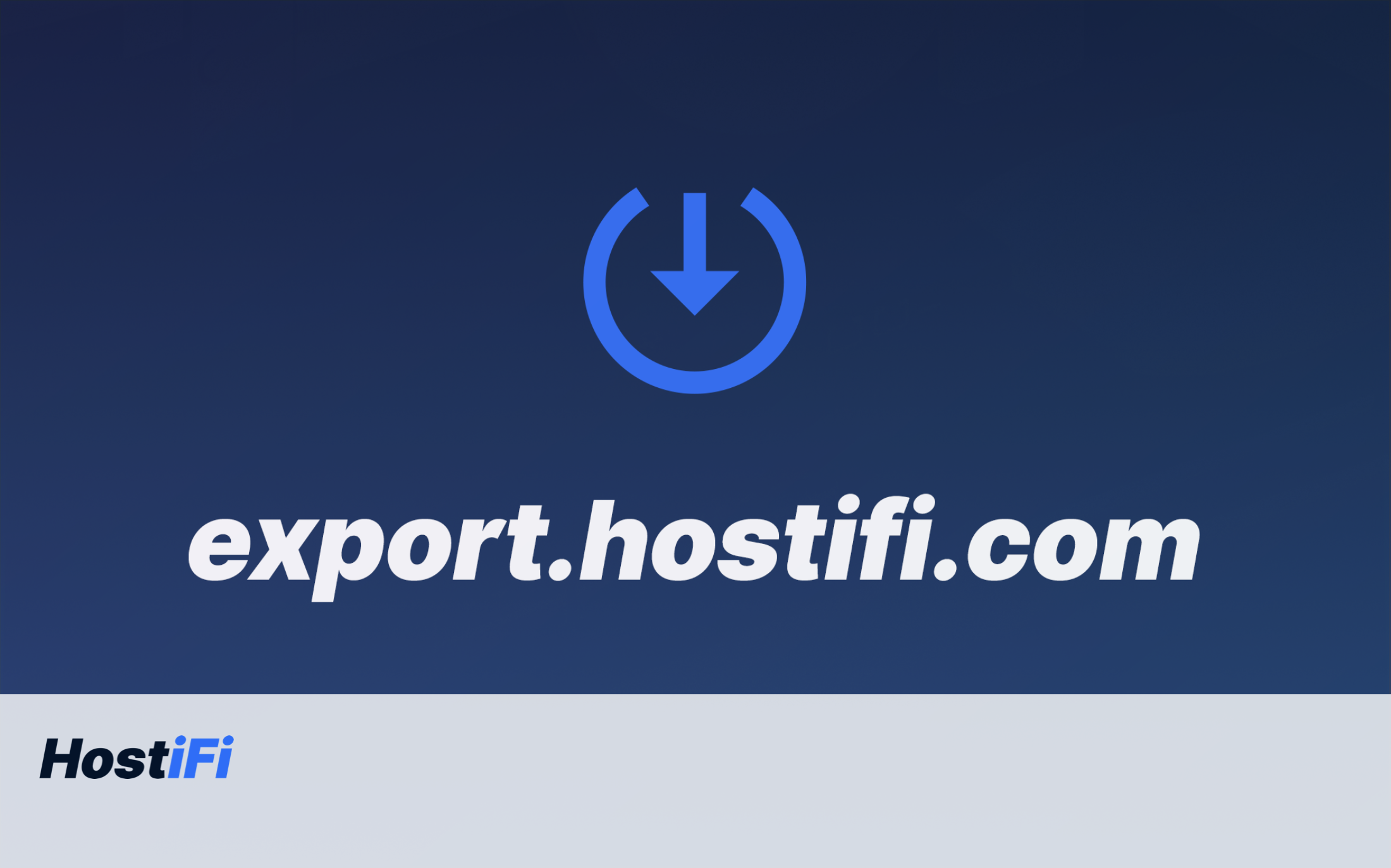 Introducing HostiFi Export, an easy to use export app for UniFi and UISP