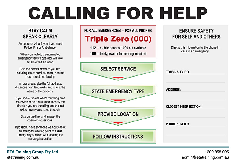 Course Resources | LVR, CPR, First Aid | ETA Training