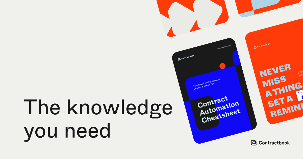 Ebooks on all things contracts | Contractbook
