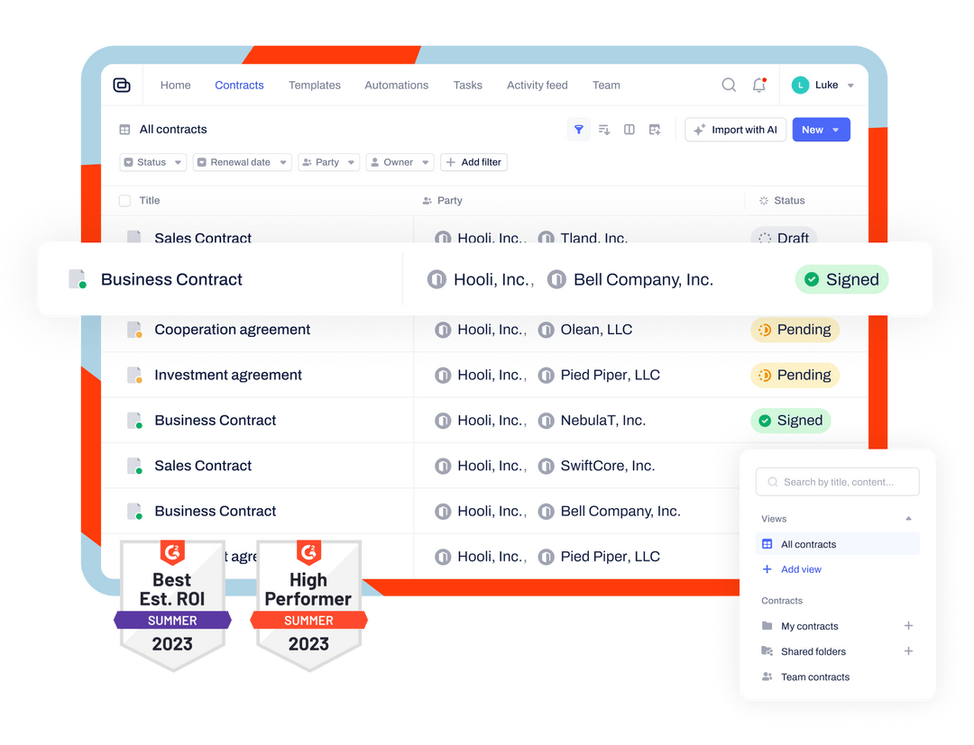 Contractbook: Contract Management Software