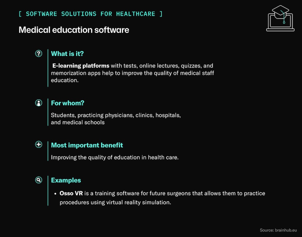 13 Software Solutions for Healthcare Used in Hospitals [2024]