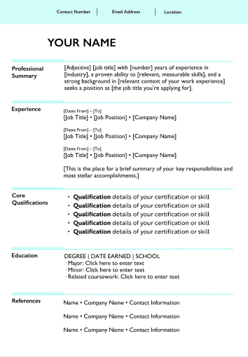 Food Process Worker Resume Template and Guide