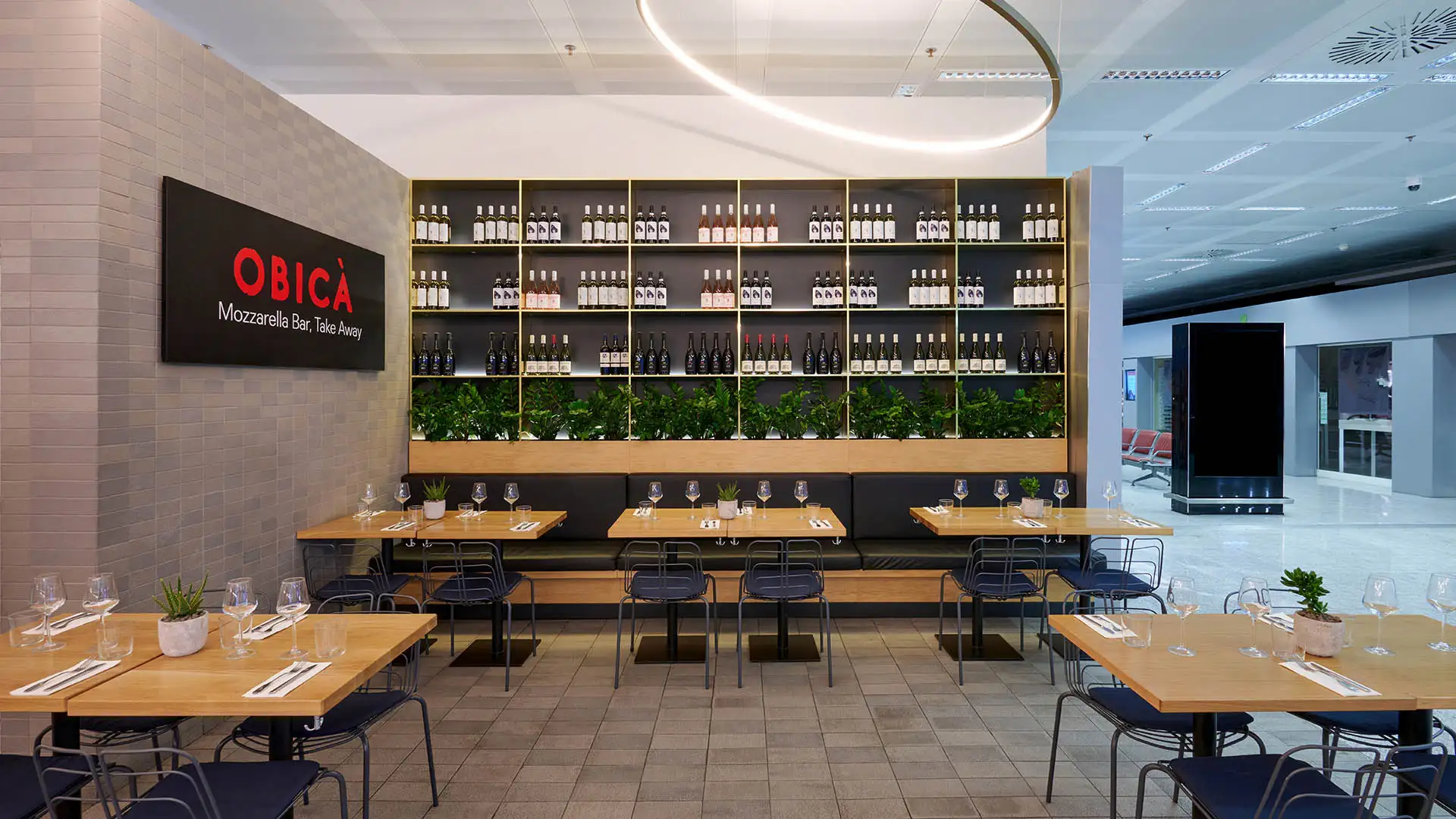 Italian Restaurant Milan Malpensa Airport | Obicà Malpensa