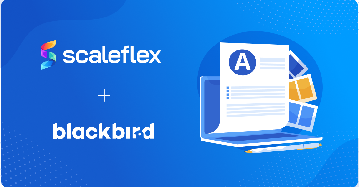 Scaleflex's Partner - BlackBird