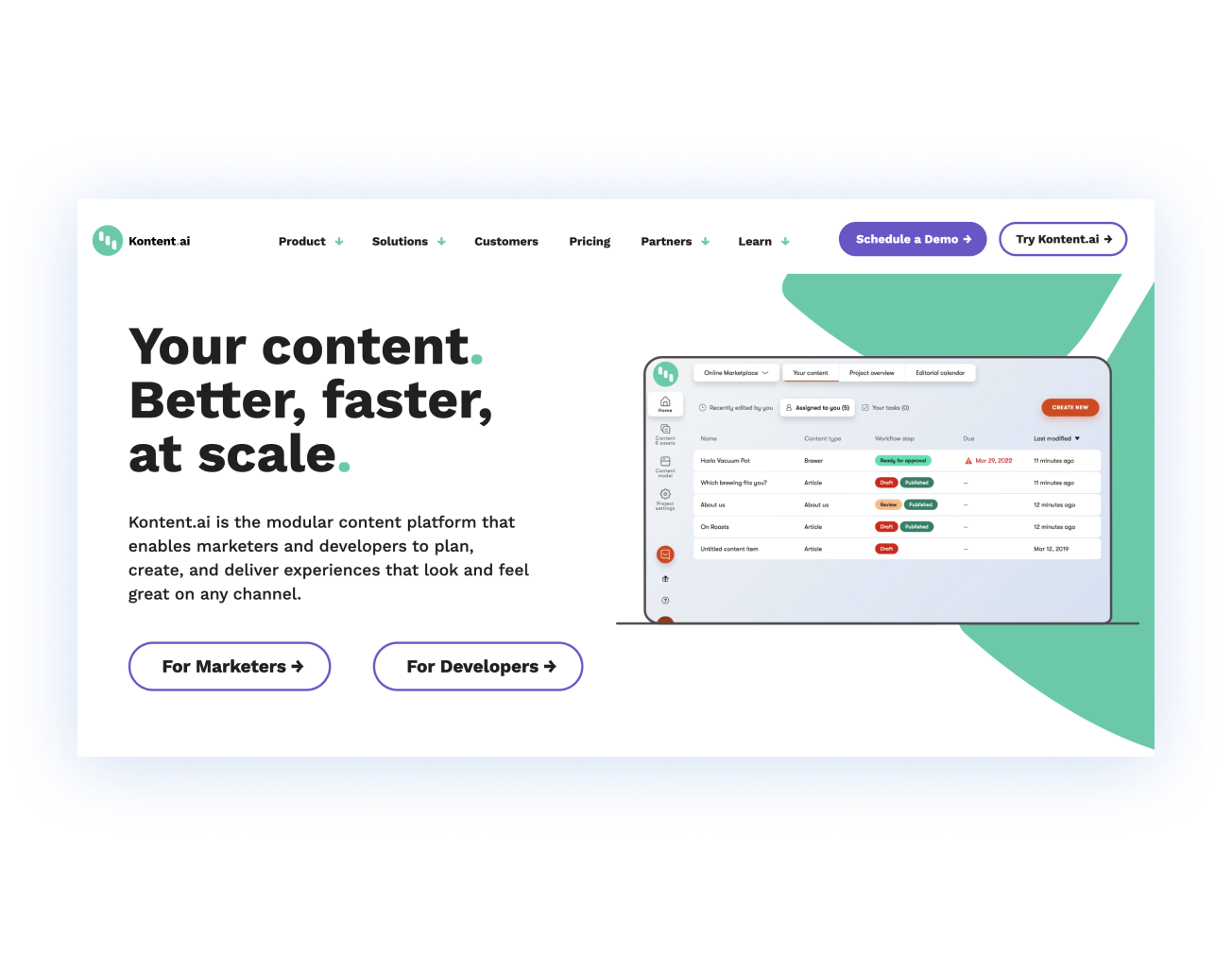 Scaleflex's Partner - Kontent.ai