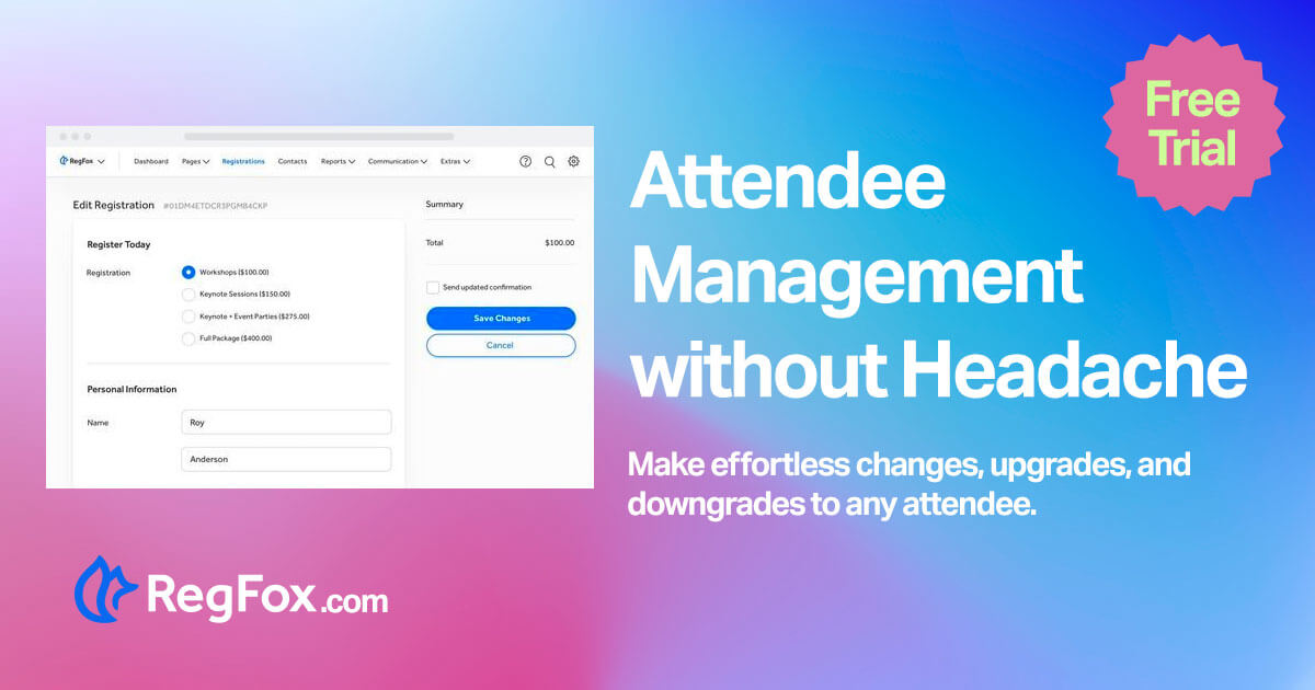Easy Attendee Management and Registration for Events