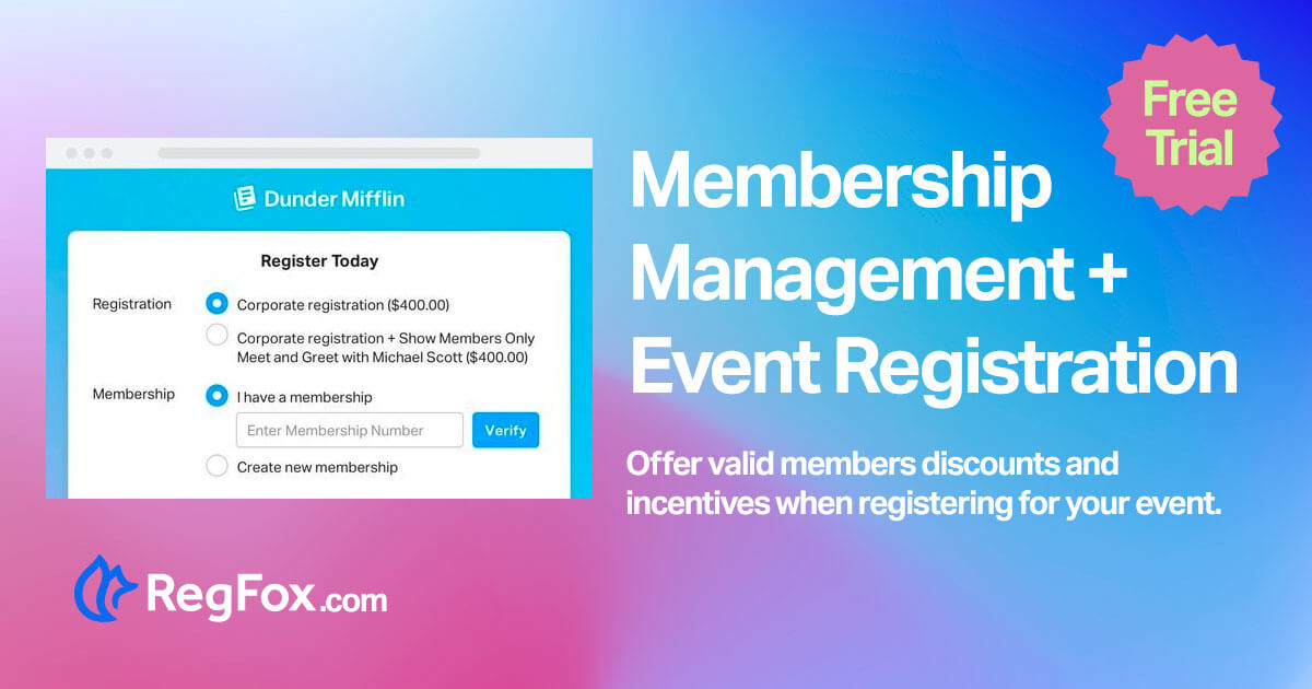 Event Registration & Membership Management | RegFox