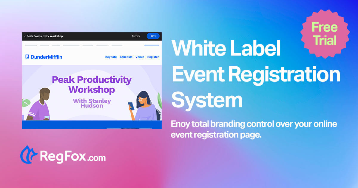 White Label Event Registration System | RegFox