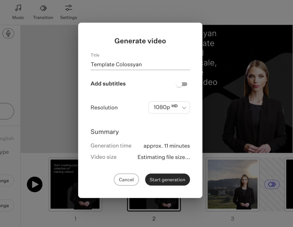 Use AI to Convert Text to Video with Colossyan Creator