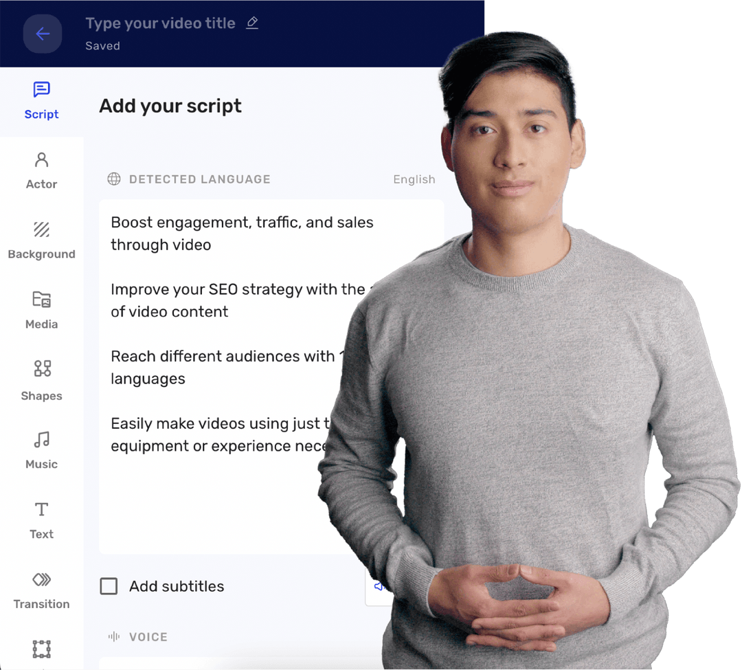 Use AI to Convert Text to Video with Colossyan Creator