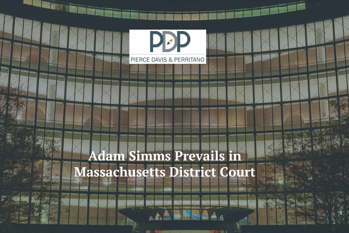 Partner Adam Simms Prevails on Issue of First Impression in ...