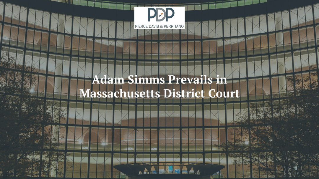 Partner Adam Simms Prevails on Issue of First Impression in ...