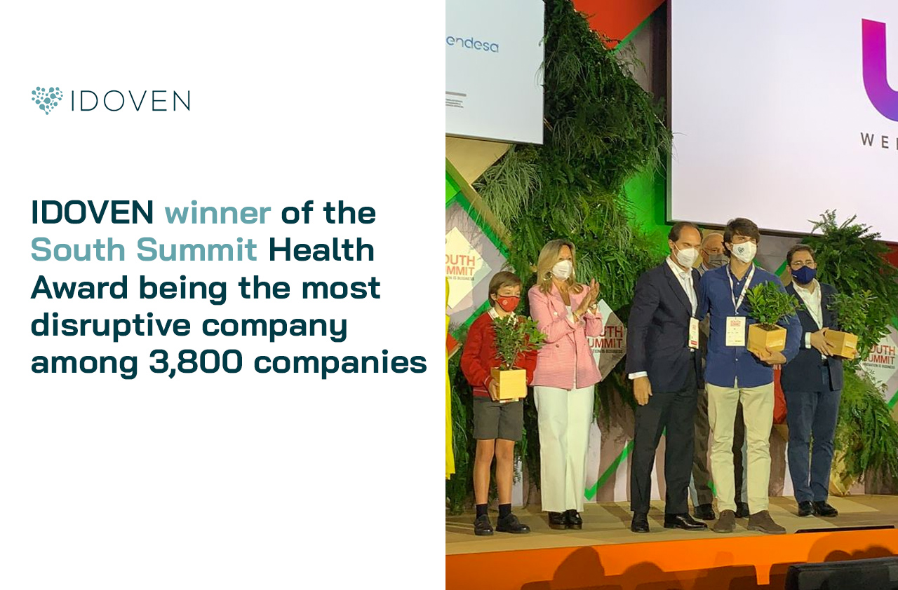 IDOVEN winner in the Health vertical at South Summit being the emp | IDOVEN
