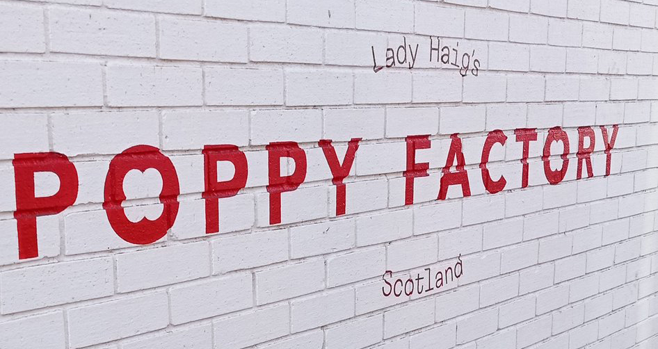 Sacro visits Poppy Scotland Factory | Sacro
