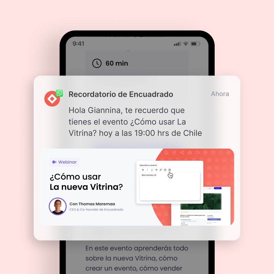 Recordatorios Automáticos para Clientes y Pacientes | Encuadrado