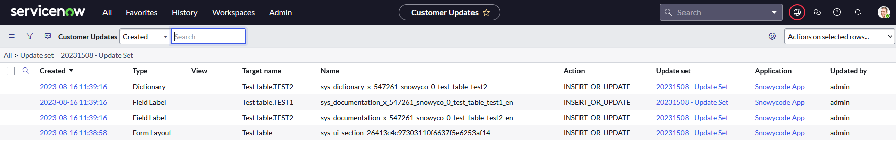 How To Move Updates Between Update Sets In ServiceNow | Snowycode