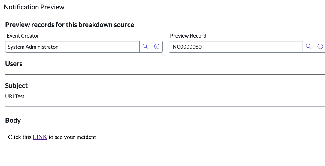 How To Add A Hyperlink To A Notification In Servicenow Snowycode