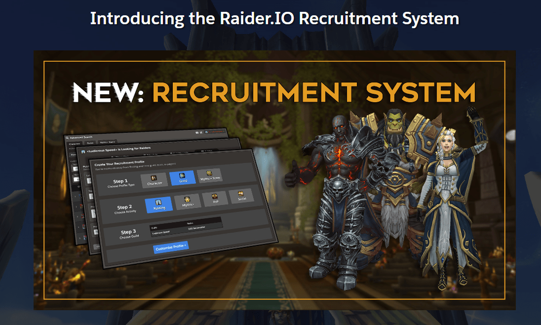 Гайд по аддону Raider.IO Mythic Plus, Raid Progress, and Recruitment в ...