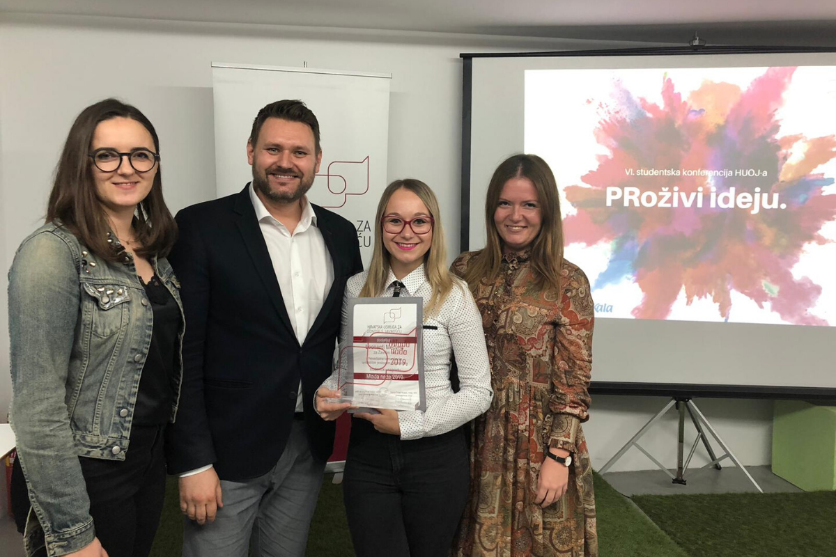 Veleučilište Bernays - Bernaysovka Leonarda Medved dobitnica HUOJ-eve ...