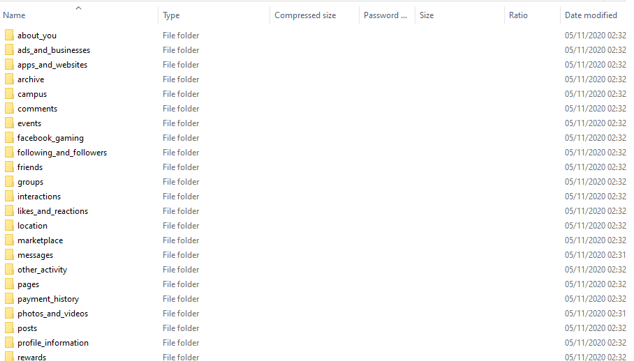 Social archiving: how to download your Facebook data archive | MirrorWeb | MirrorWeb