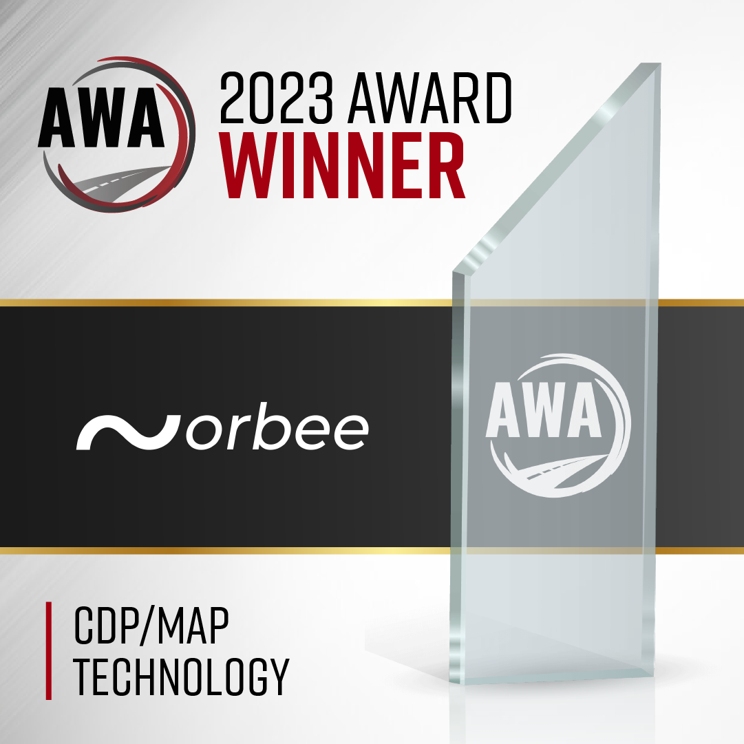 Orbee Wins The 2023 AWA Awards CDP/MAP Category