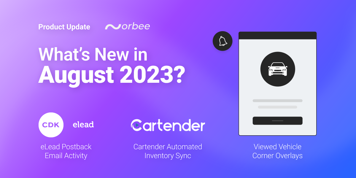 What's New in August 2023? New On-site Product, eLead Integration ...